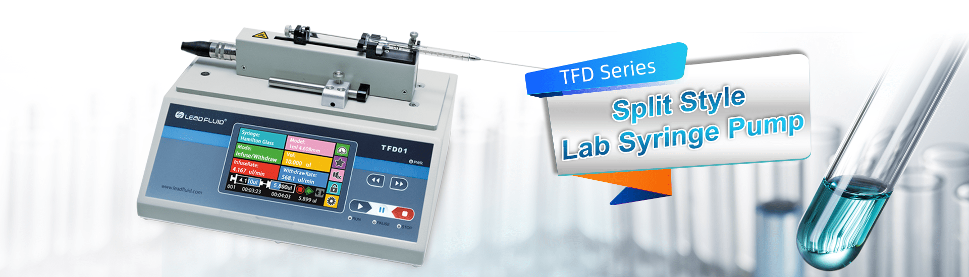 Lead Fluid Technology - Peristaltic Pumps, syringe pumps, gear pumps ...