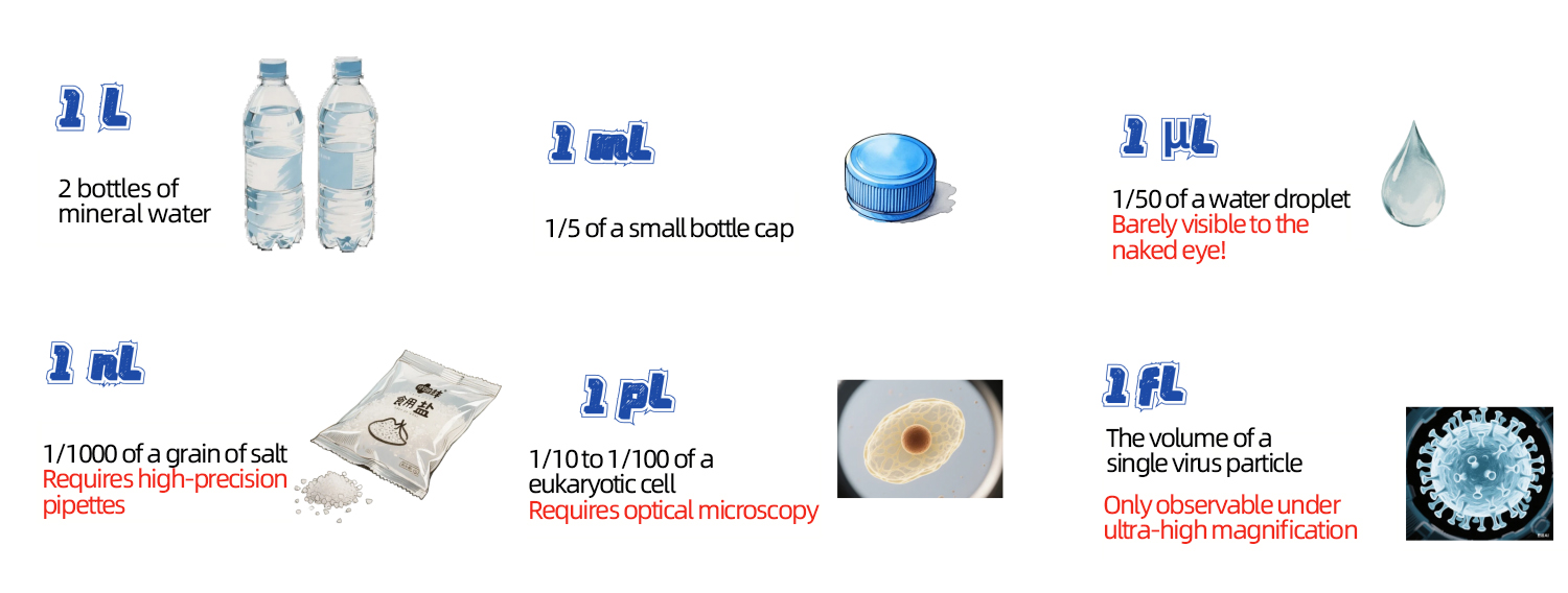 1 Liter = 1000 Milliliters, but Do You Know How Small 1 Femtoliter Is ...