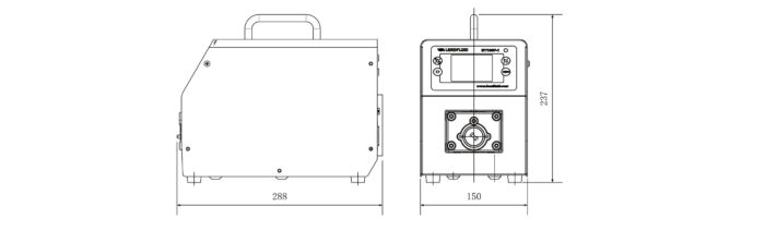 BT100F-1 Intelligent Dispensing Peristaltic Pump - Lead Fluid