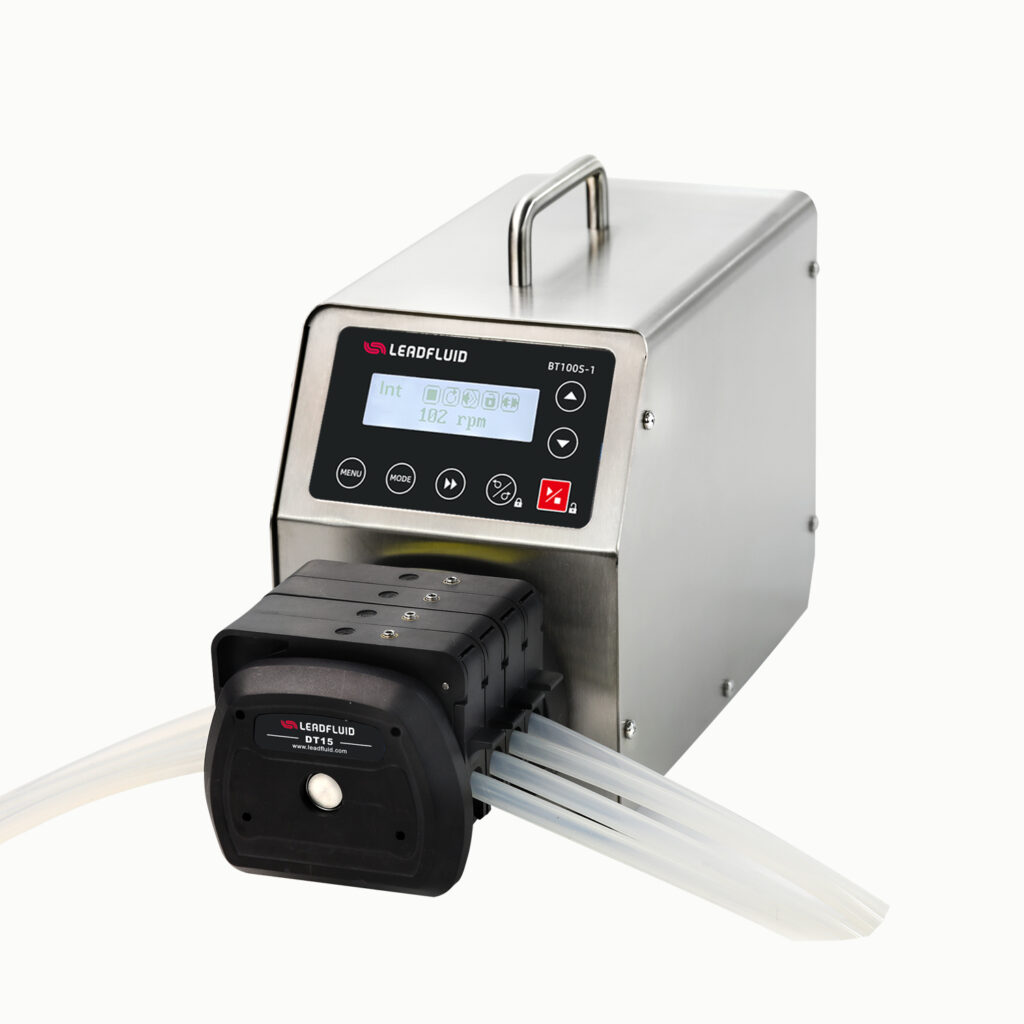 BT100S-1 Basic Variable Speed Peristaltic Pump - Lead Fluid