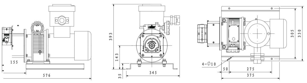 FG600S-W3 Explosion-Proof Peristaltic Pump - Lead Fluid