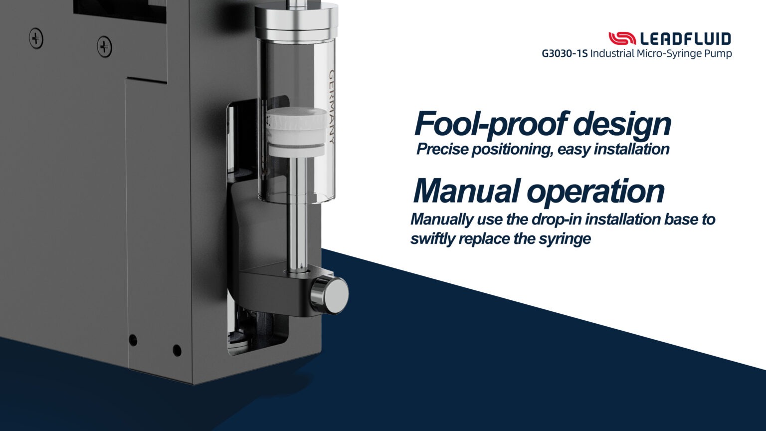 New Product Update- Lead Fluid G3030-1S Industrial Micro-Syringe Pump - Lead Fluid