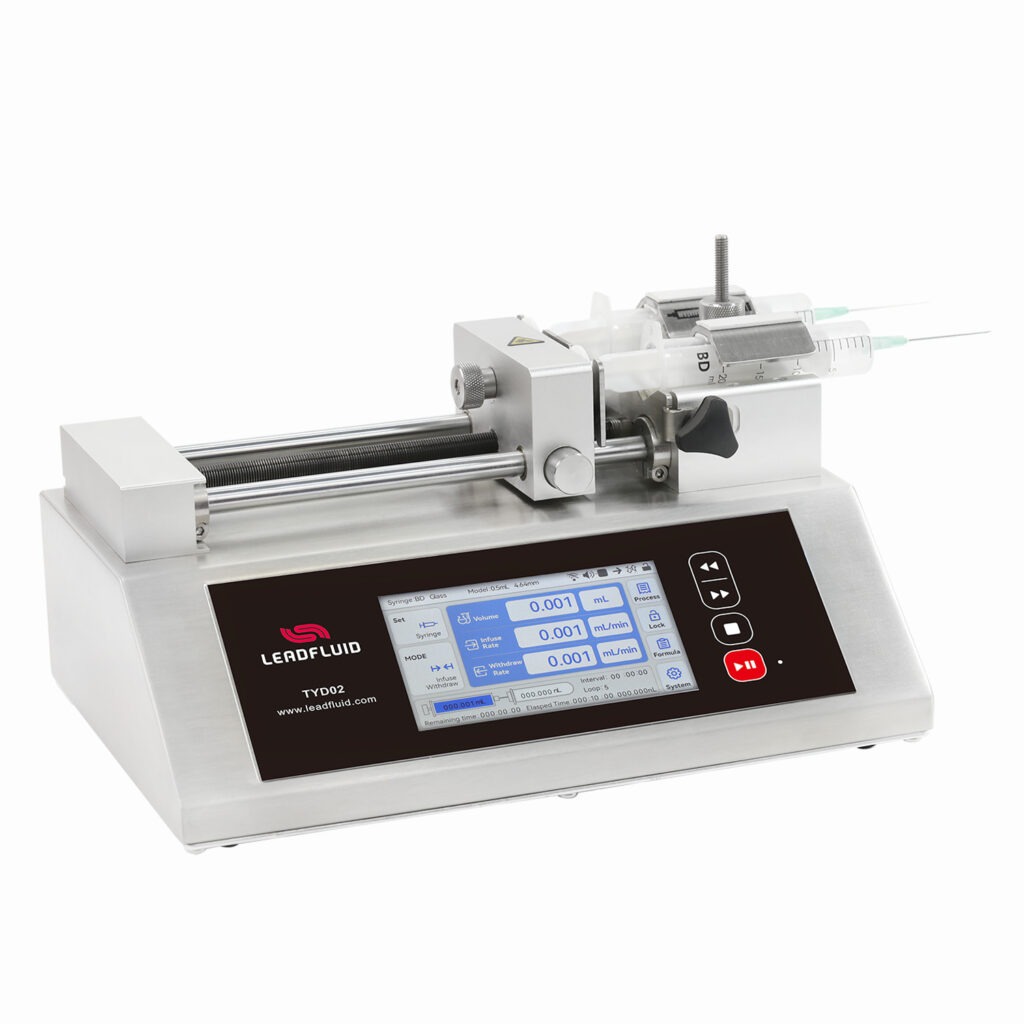 TYD02-02 Laboratory Syringe Pump - Lead Fluid
