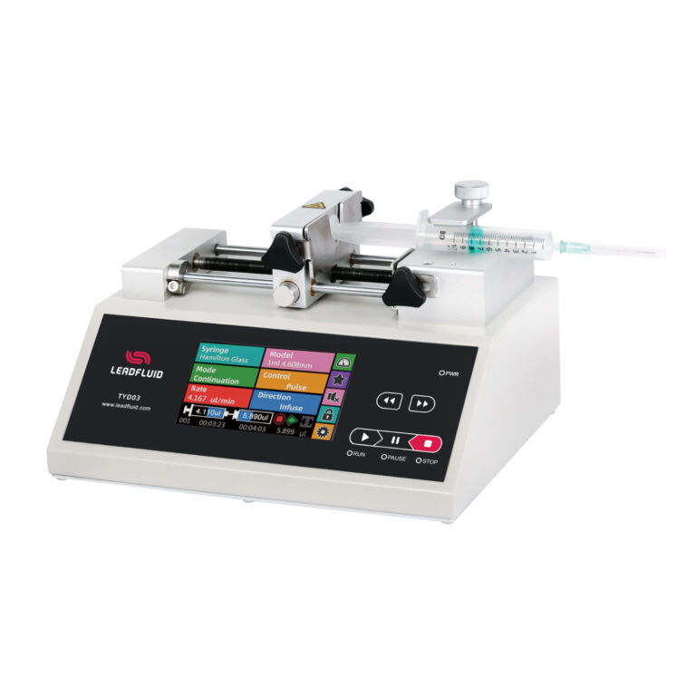 TFD01-01 Split Laboratory Syringe Pump - Lead Fluid