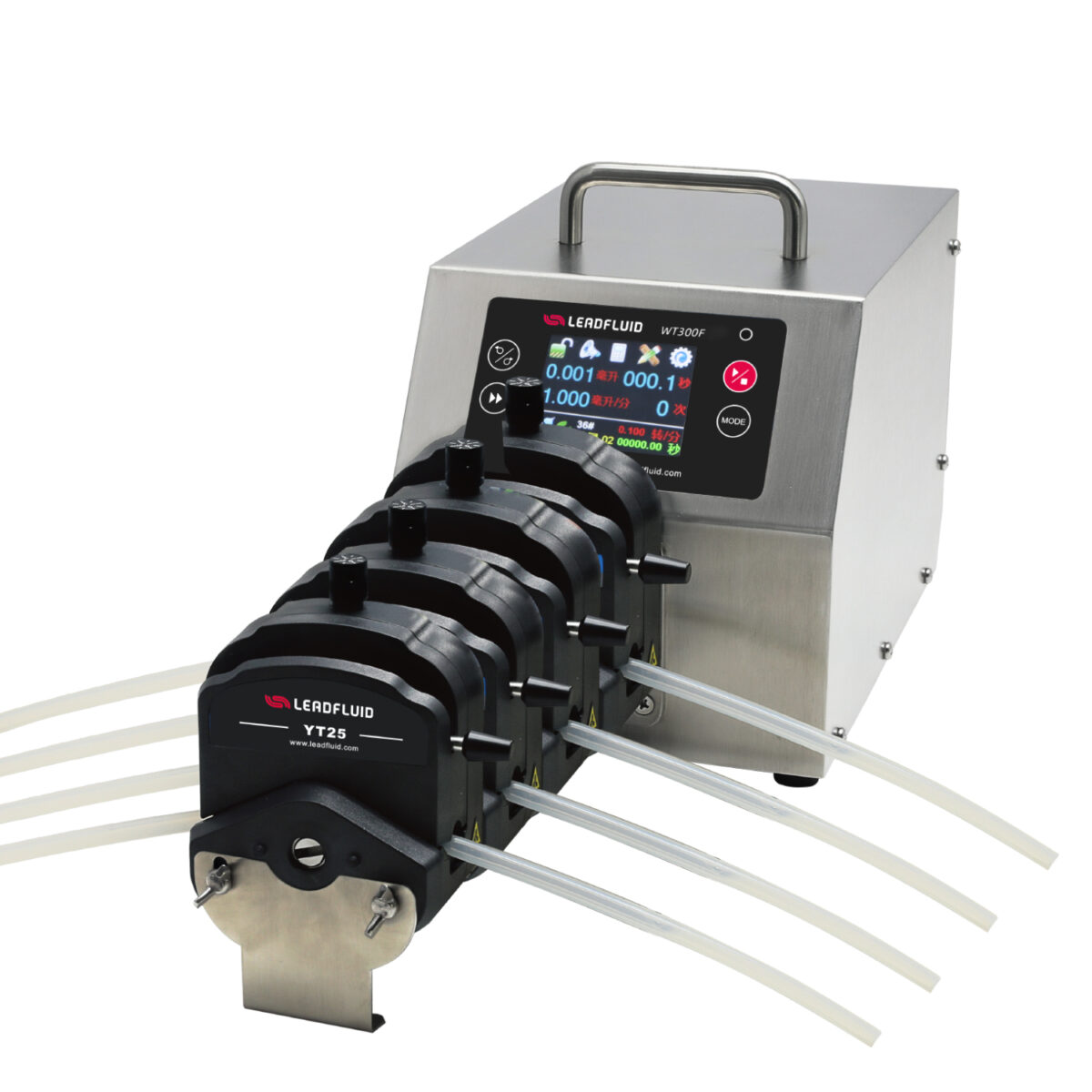 WG600S Industrial Variable Speed Peristaltic Pump - Lead Fluid