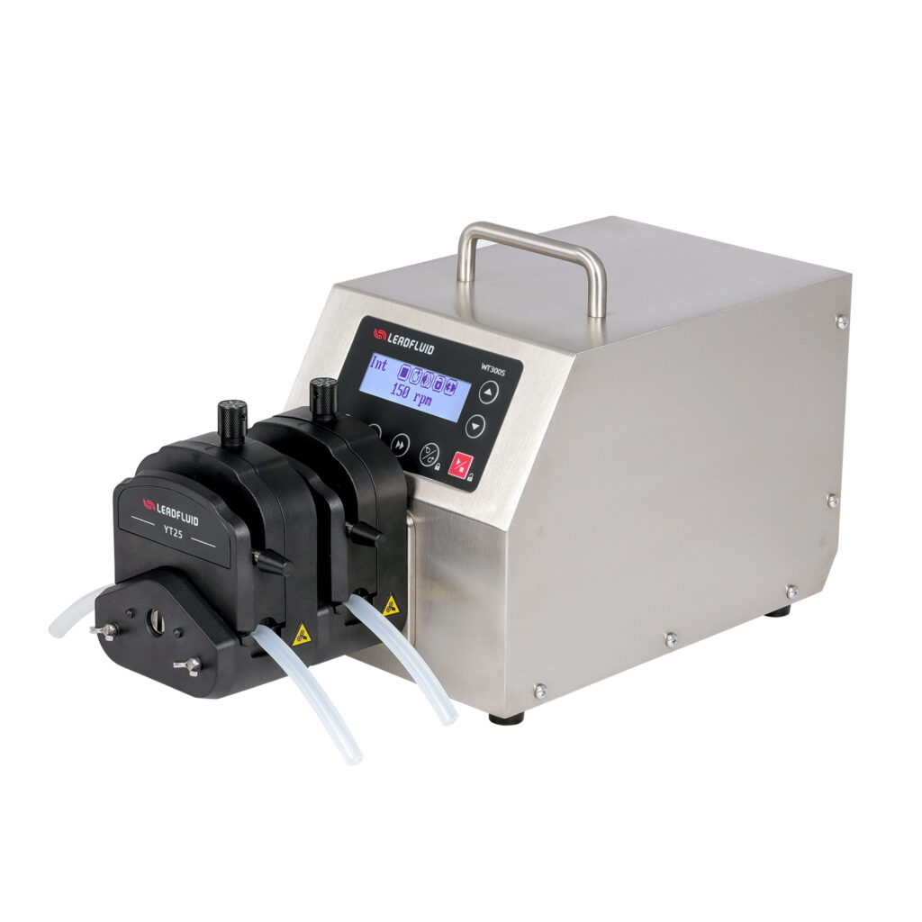 WT300S Large Torque Speed-Variable Peristaltic Pump - Lead Fluid