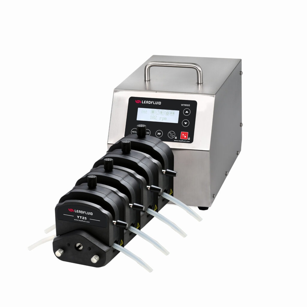 WT600S (New) Large Torque Speed-Variable Peristaltic Pump - Lead Fluid