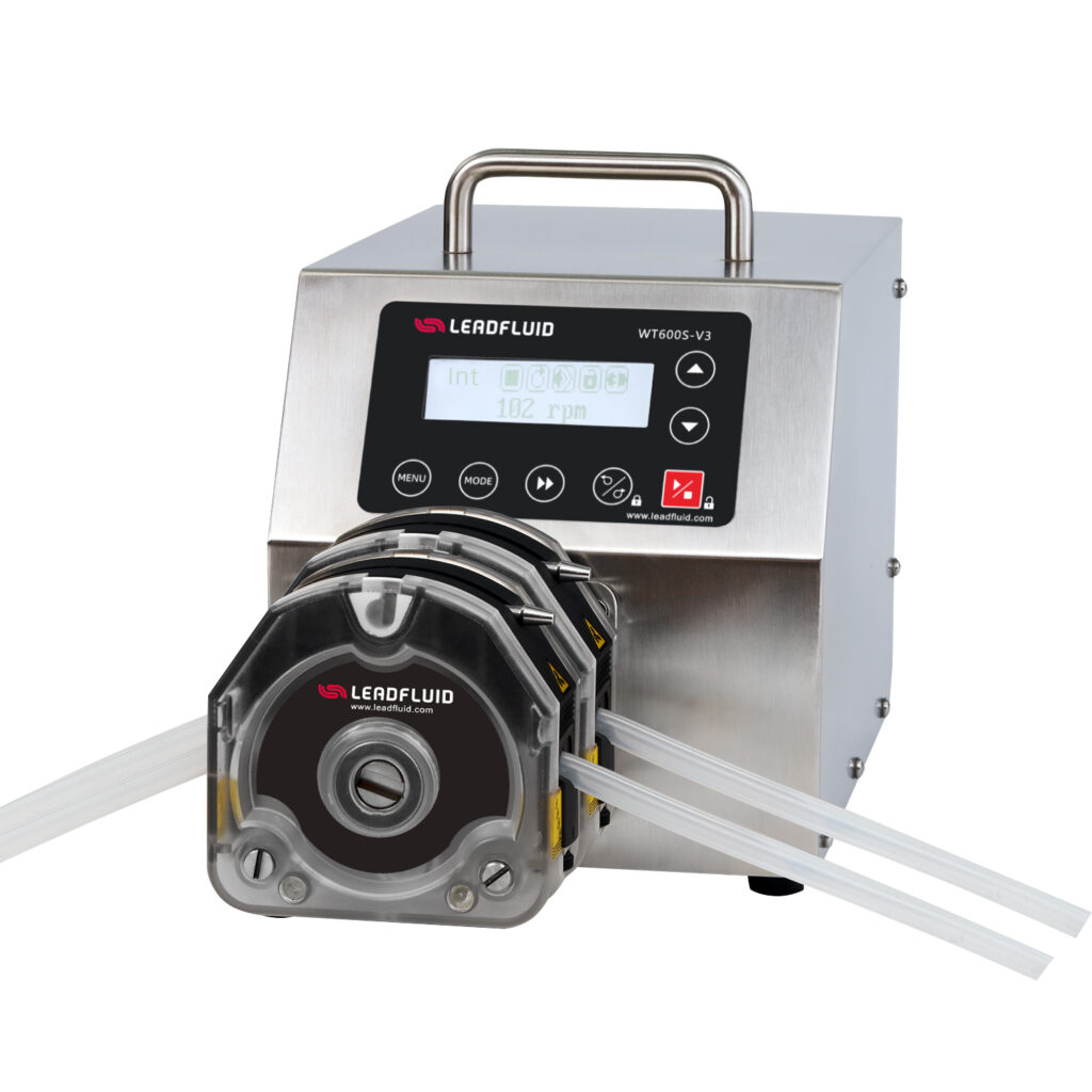 WT600S (New) Large Torque Speed-Variable Peristaltic Pump - Lead Fluid