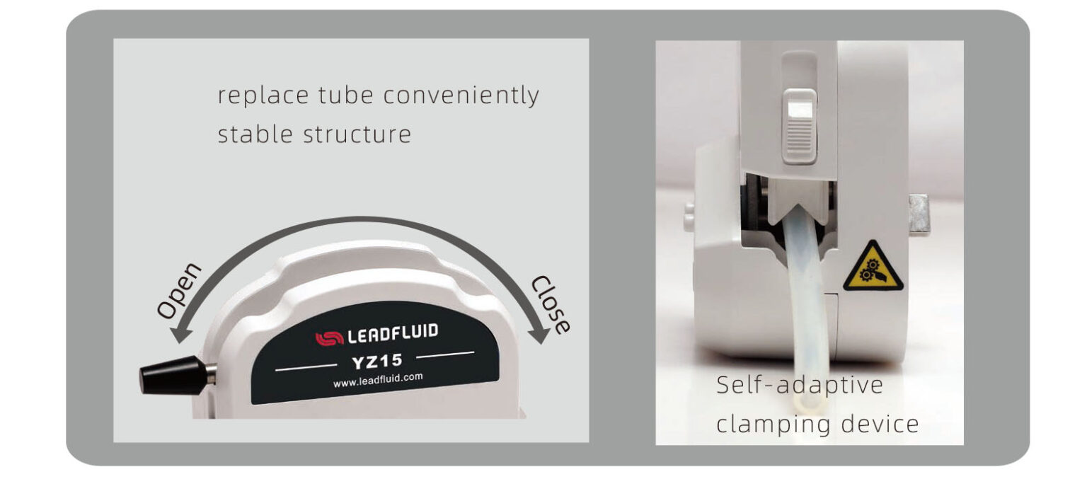YZ15 Peristaltic Pump Head - Lead Fluid