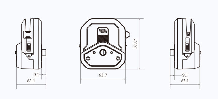 YZ15T Peristaltic Pump Head - Lead Fluid
