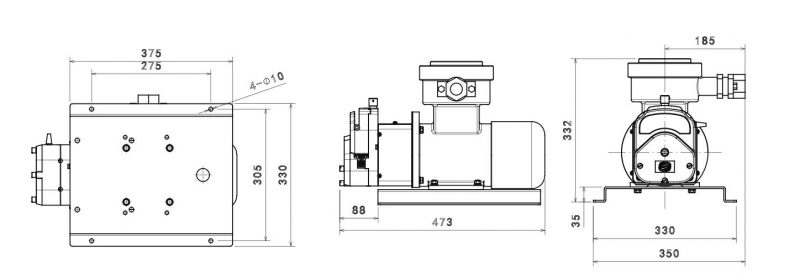 FG601S-A3 Explosion-proof Peristaltic Pump - Lead Fluid