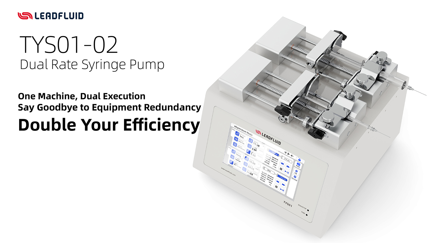 TYS01-02 Dual Rate Syringe Pump: Say Goodbye to Equipment Redundancy ...
