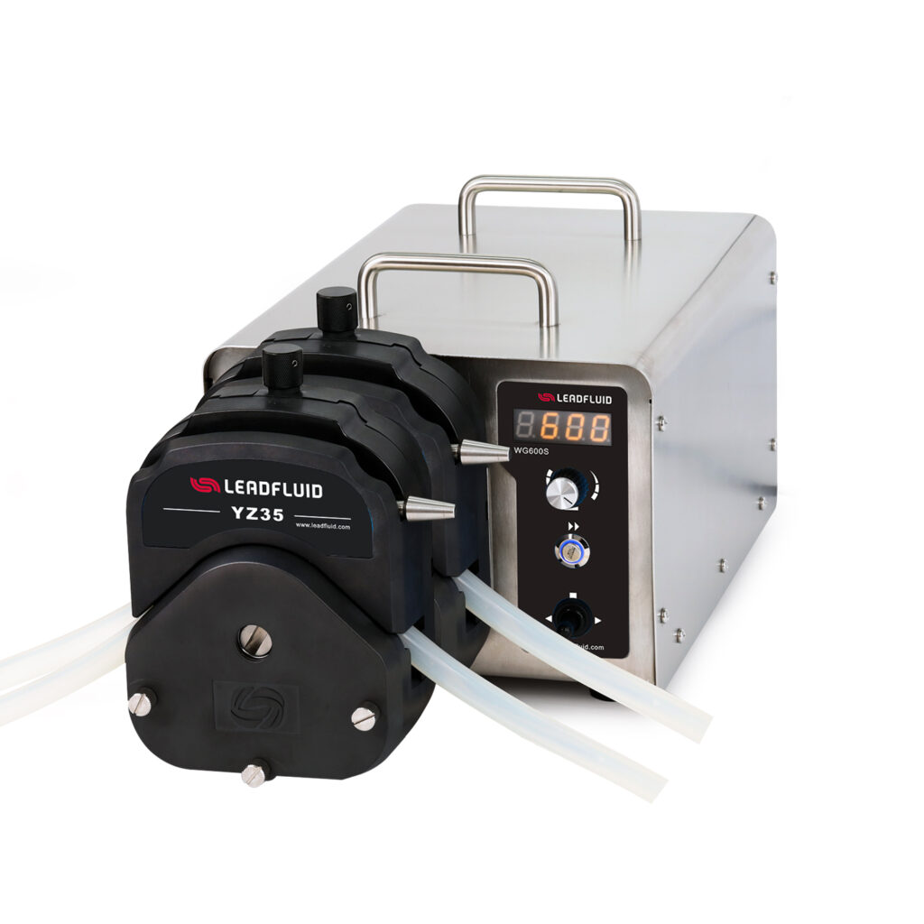 WG600S Industrial Variable Speed Peristaltic Pump - Lead Fluid